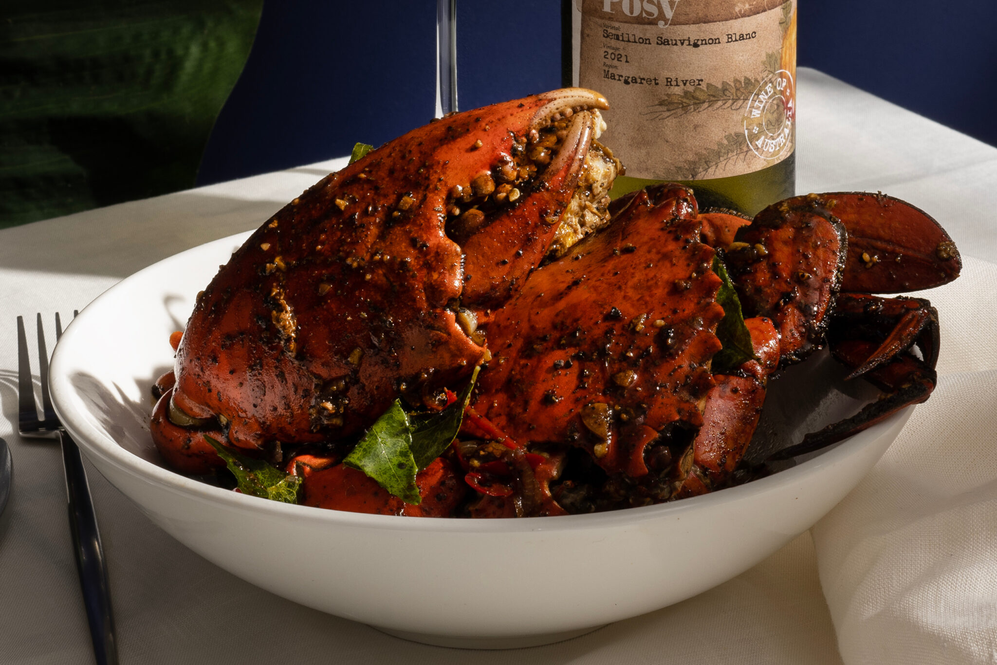 Native pepperberry and lemon myrtle mud crab - Bidfood Australia